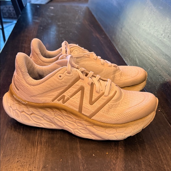 New Balance | Shoes | New Balance Cream Fresh Foam Running Shoes ...